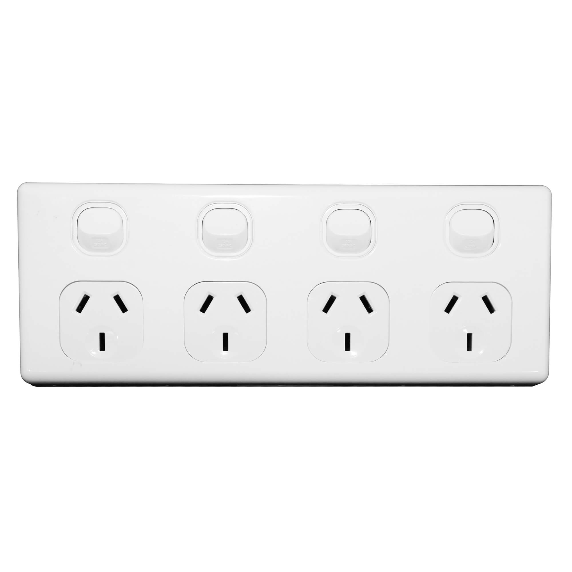 Tesla 4 Gang GPO | TESGPO4