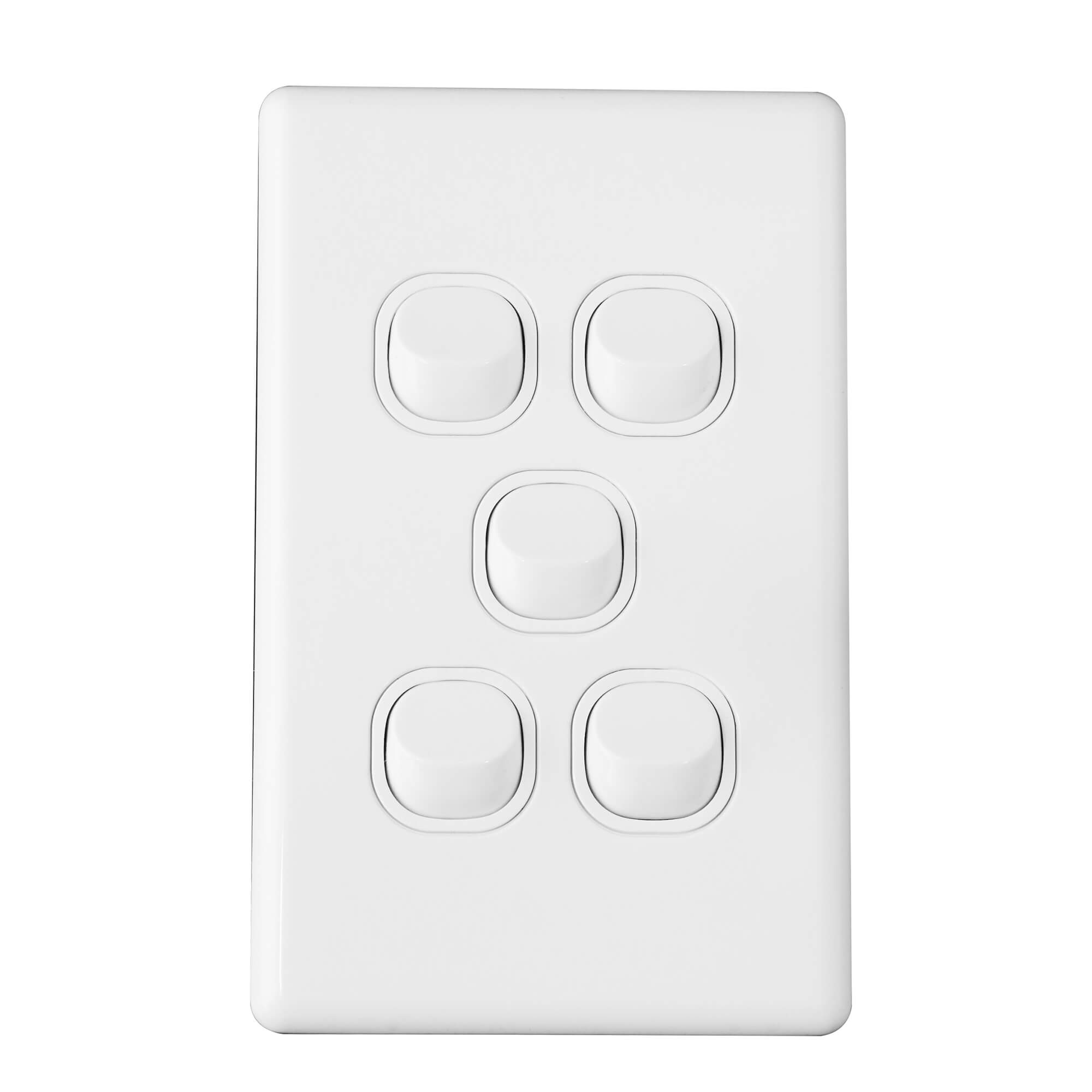 Tesla 5 Gang Switch Vertical | TESSW5V