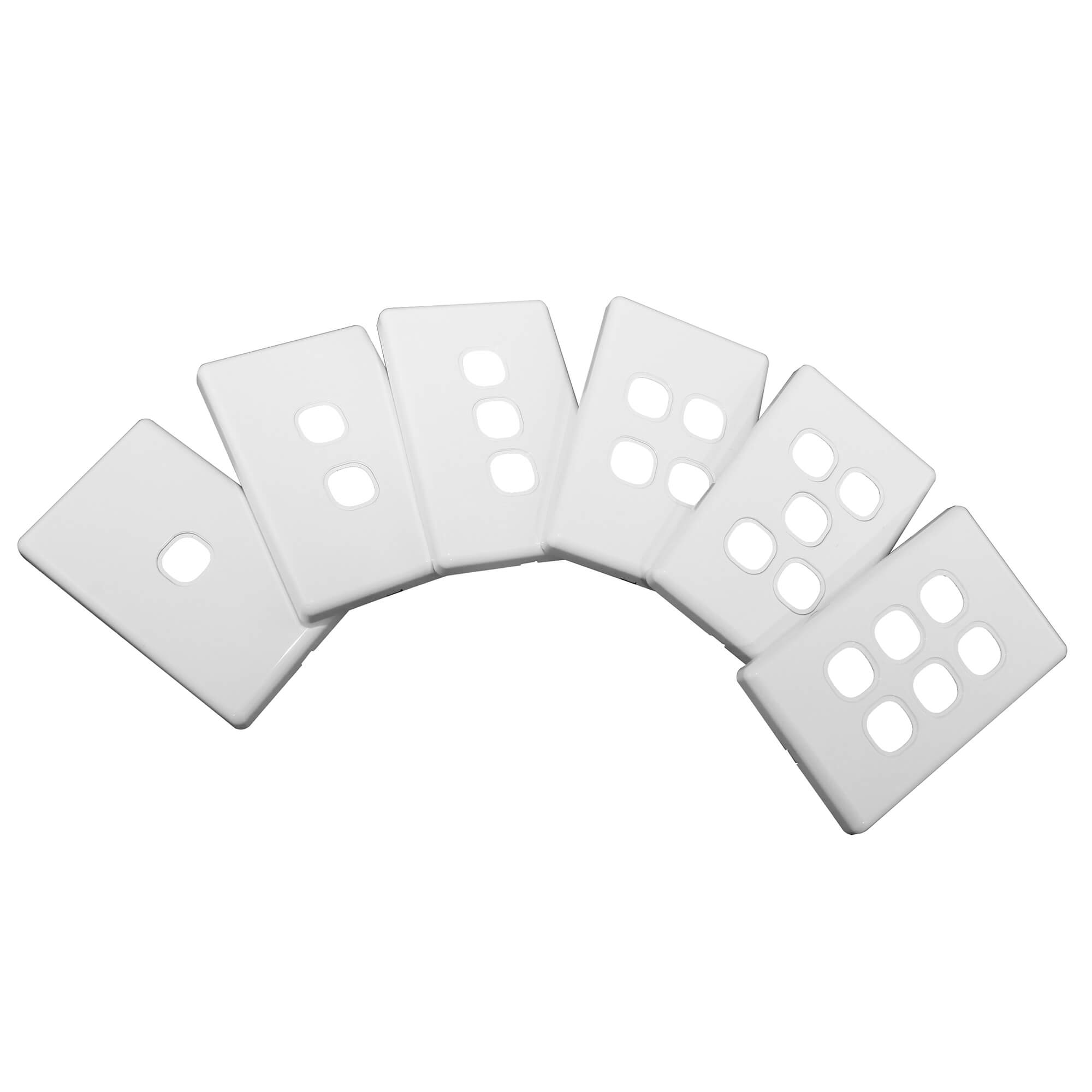 Tesla 1 Gang Switch Plate Only | TESSW1PL