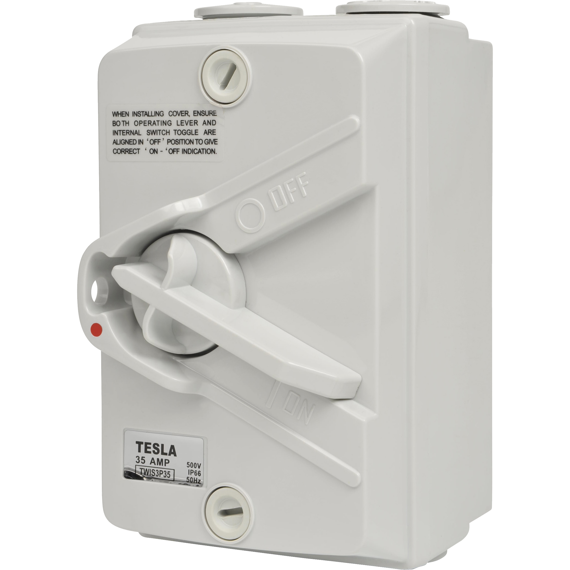 Tesla Isolator 3 Pole 32 A Large TWIS3P32 | TESTWIS3P35M